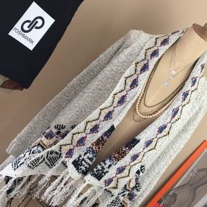 Eyeshadow | Sweaters | Eyeshadow Fringe Wrap Cardigan Sweater | Poshmark